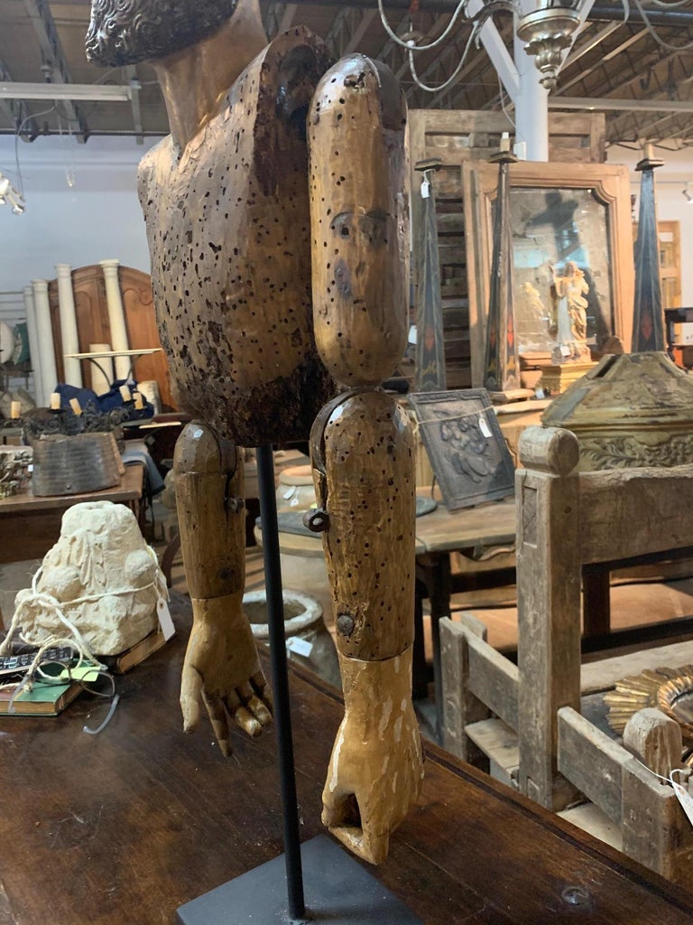 Spanish 17th Century Santo Statue at 1stDibs