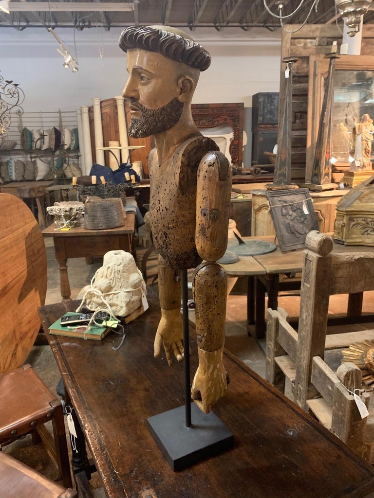 Spanish 17th Century Santo Statue at 1stDibs