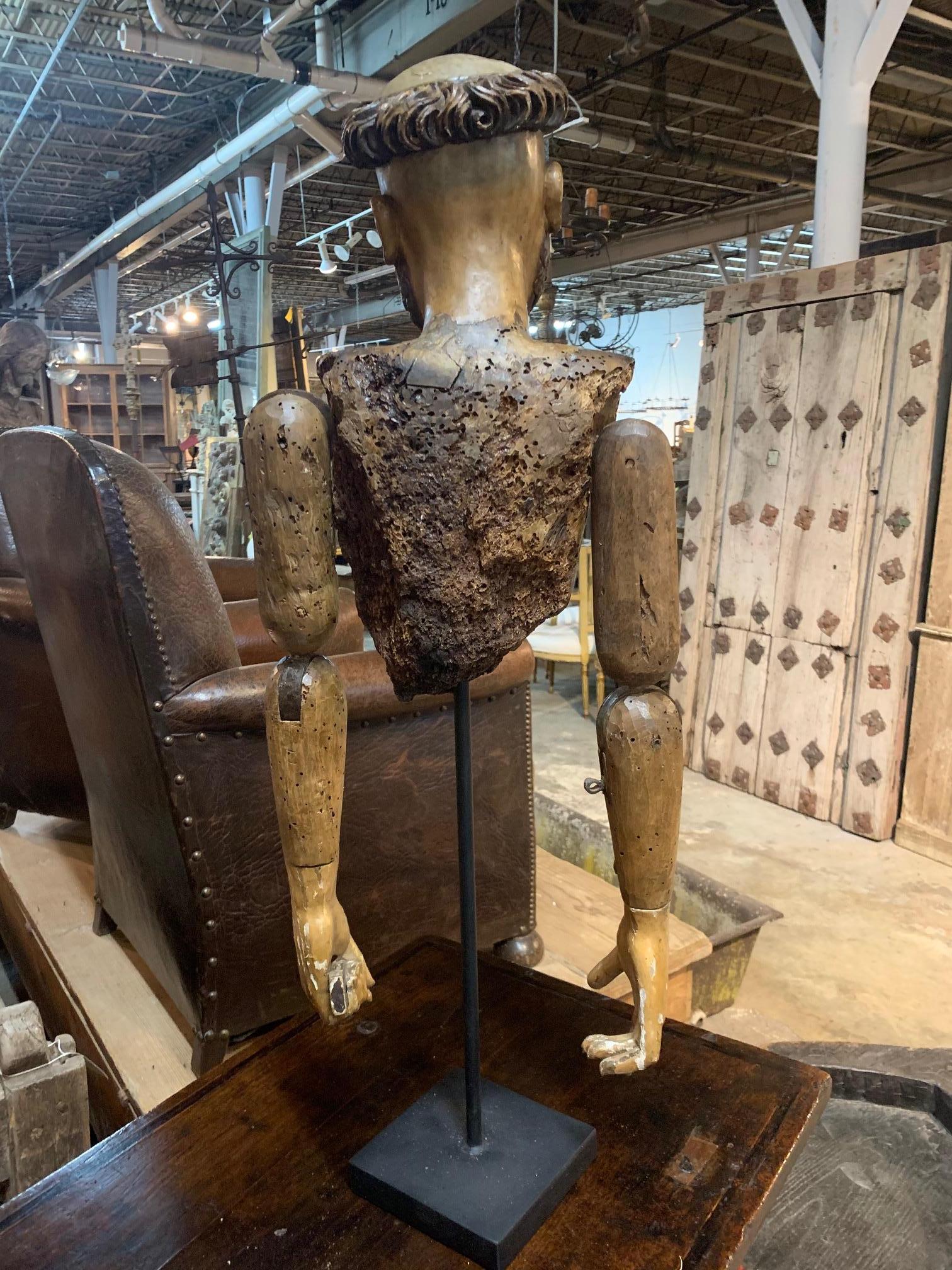 Spanish 17th Century Santo Statue at 1stDibs