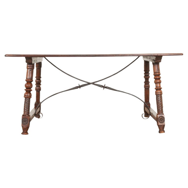 Spanish 18th Century Single Board Table For Sale at 1stDibs