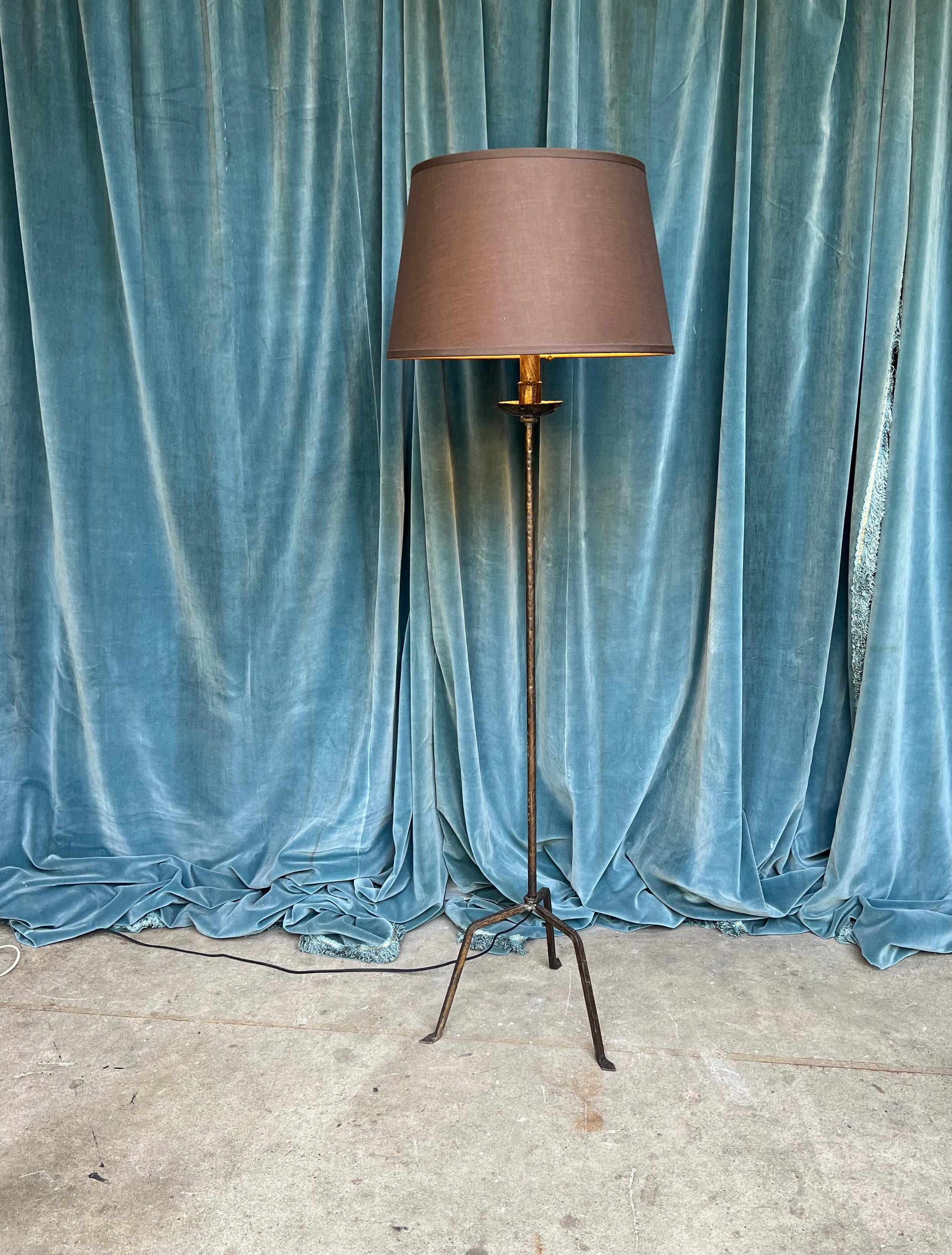 Spanish 1950s Dark Patinated Iron Floor Lamp at 1stDibs | spanish style ...