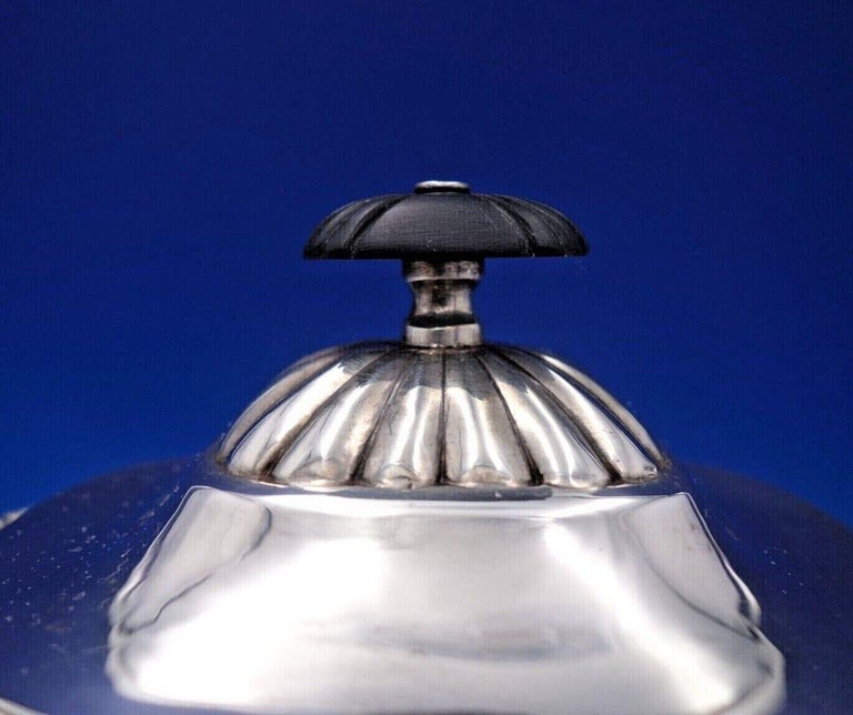 Spanish .915 Silver Tea Pot Gadroon Border Ebony Handle Finial '#6835-2 ...