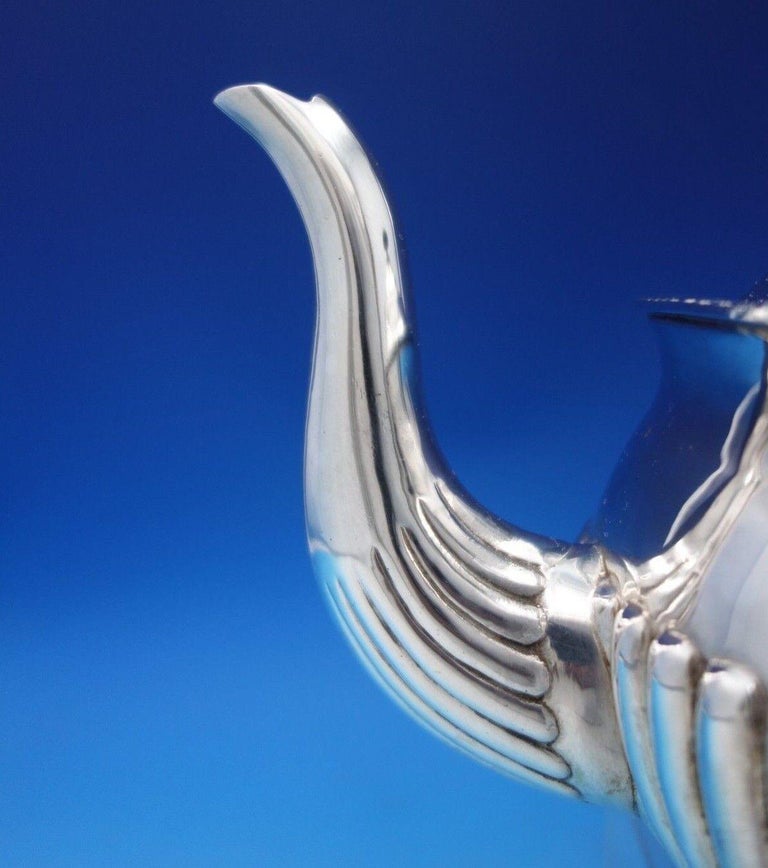 Spanish .915 Silver Tea Pot Gadroon Border Ebony Handle Finial '#6835-2 ...