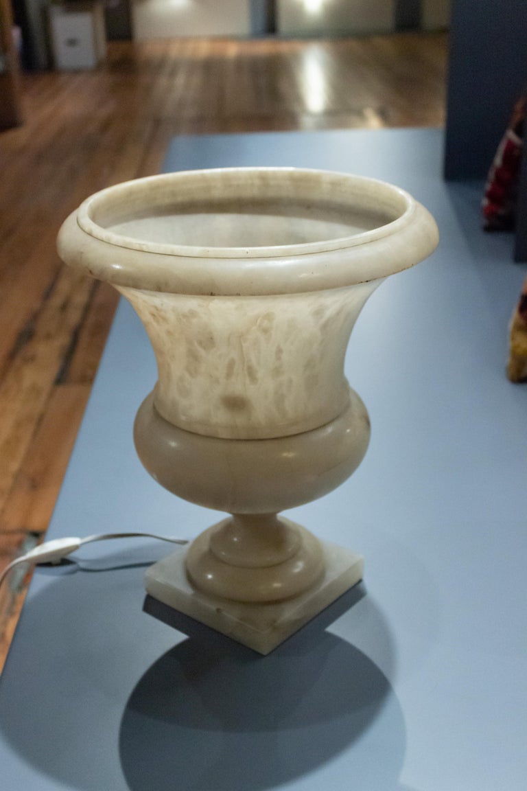 Spanish Alabaster Table Lamp For Sale at 1stDibs