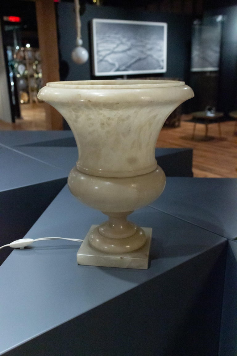 Spanish Alabaster Table Lamp For Sale at 1stDibs