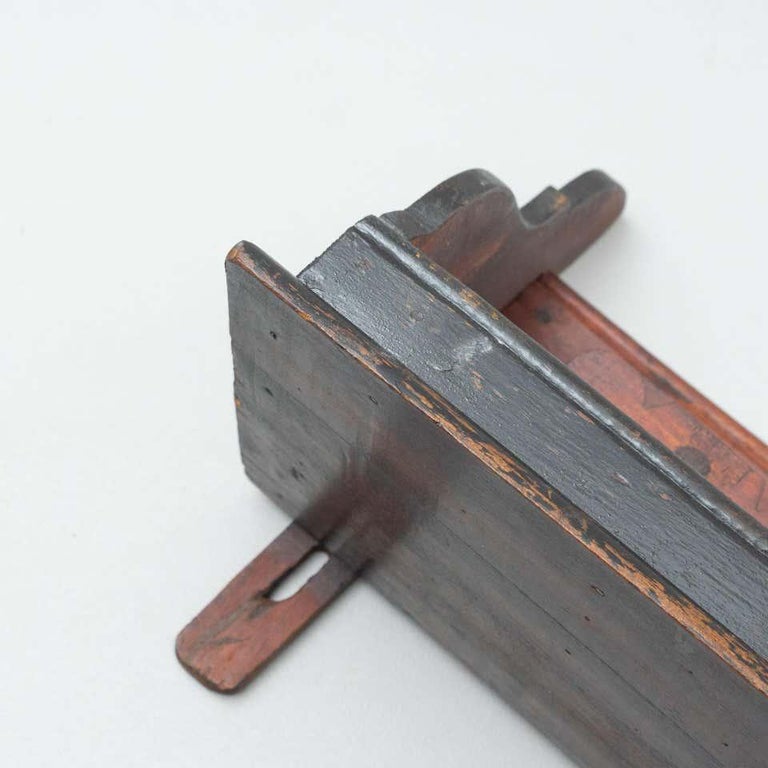 Spanish Antique Traditional Rustic Wood Hanger, circa 1930 For Sale at ...