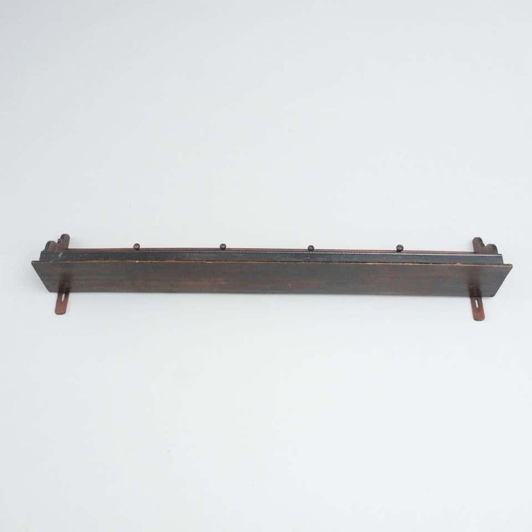 Spanish Antique Traditional Rustic Wood Hanger, circa 1930 For Sale at ...