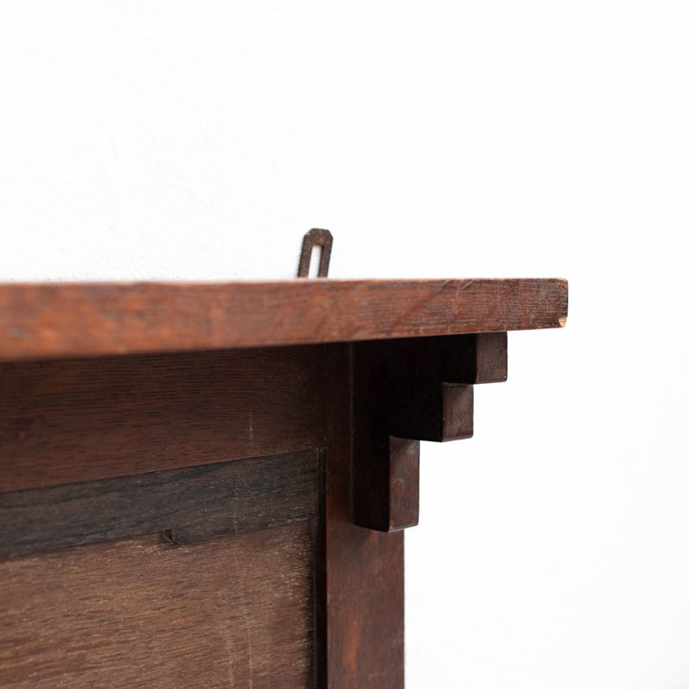 Spanish Antique Traditional Rustic Wood Hanger, circa 1960 For Sale at ...
