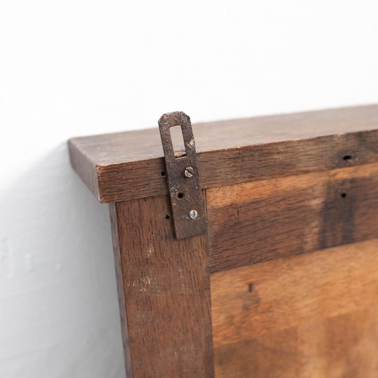 Spanish Antique Traditional Rustic Wood Hanger, circa 1960 For Sale at ...