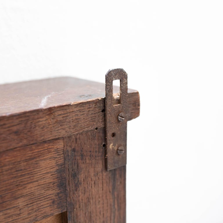 Spanish Antique Traditional Rustic Wood Hanger, circa 1960 For Sale at ...