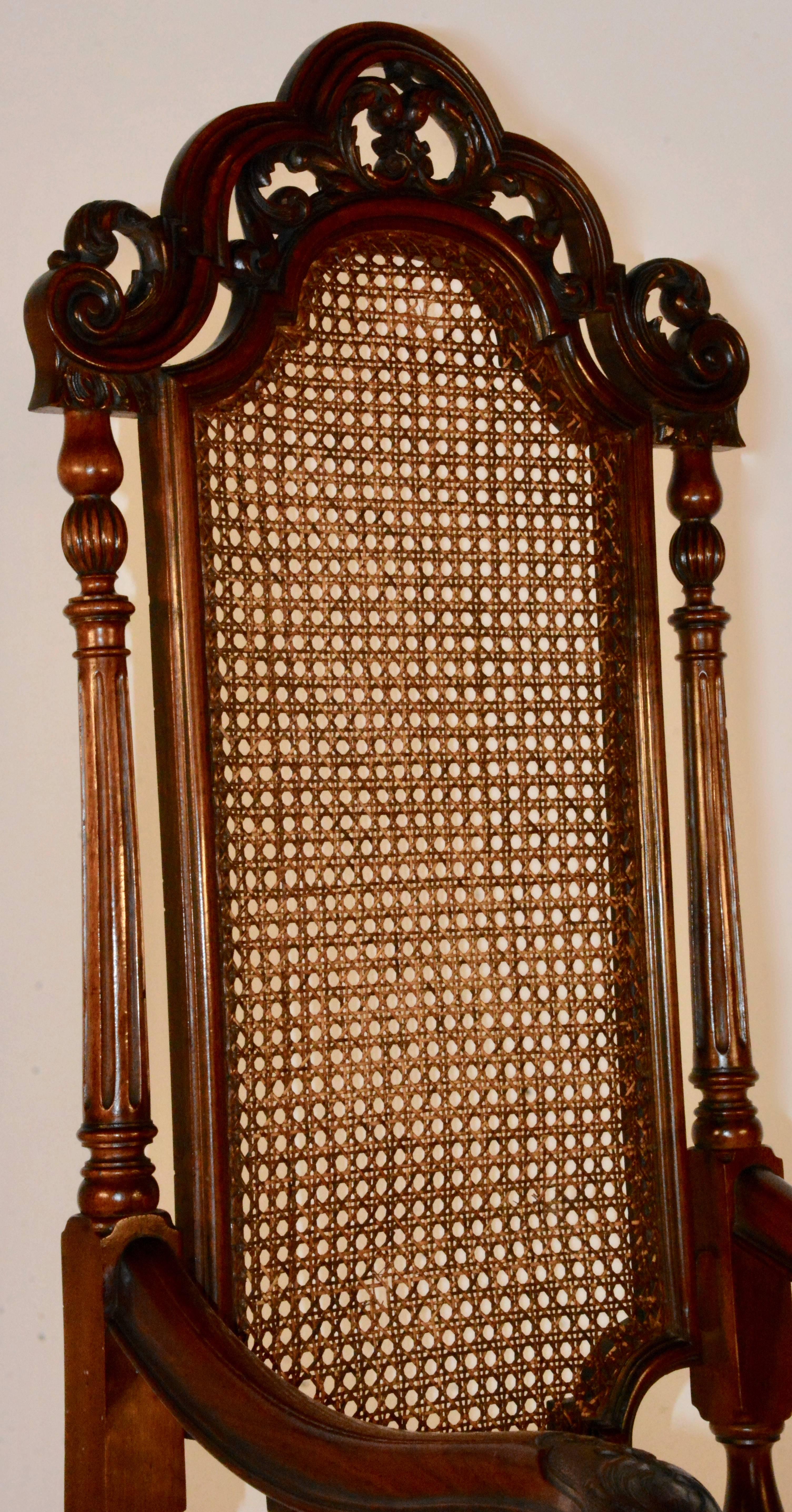 Spanish Baroque High Back Chairs, Pair For Sale at 1stDibs | spanish ...