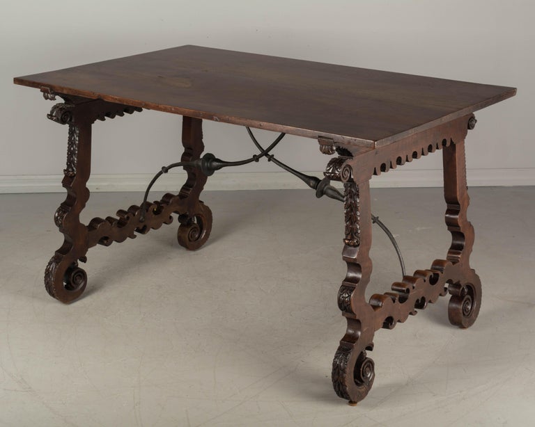 Spanish Baroque Style Center Table For Sale at 1stDibs