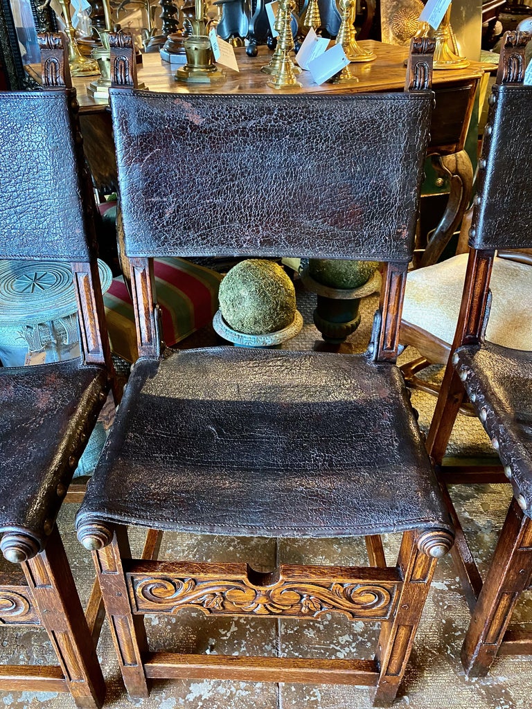 Spanish Baroque-Style Dining Chairs, Set of 6 at 1stDibs | spanish ...