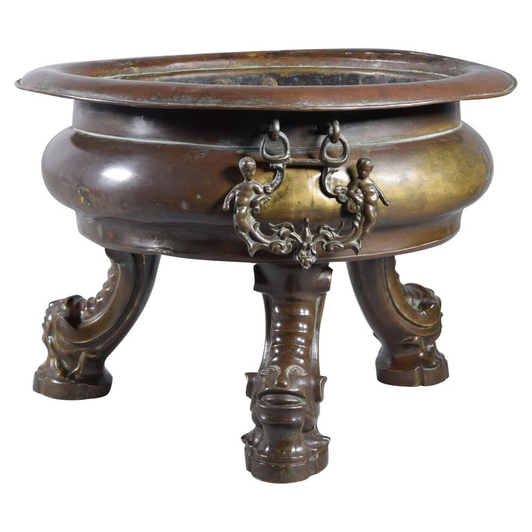 Spanish Bronze Brazier, 18th Century For Sale at 1stDibs