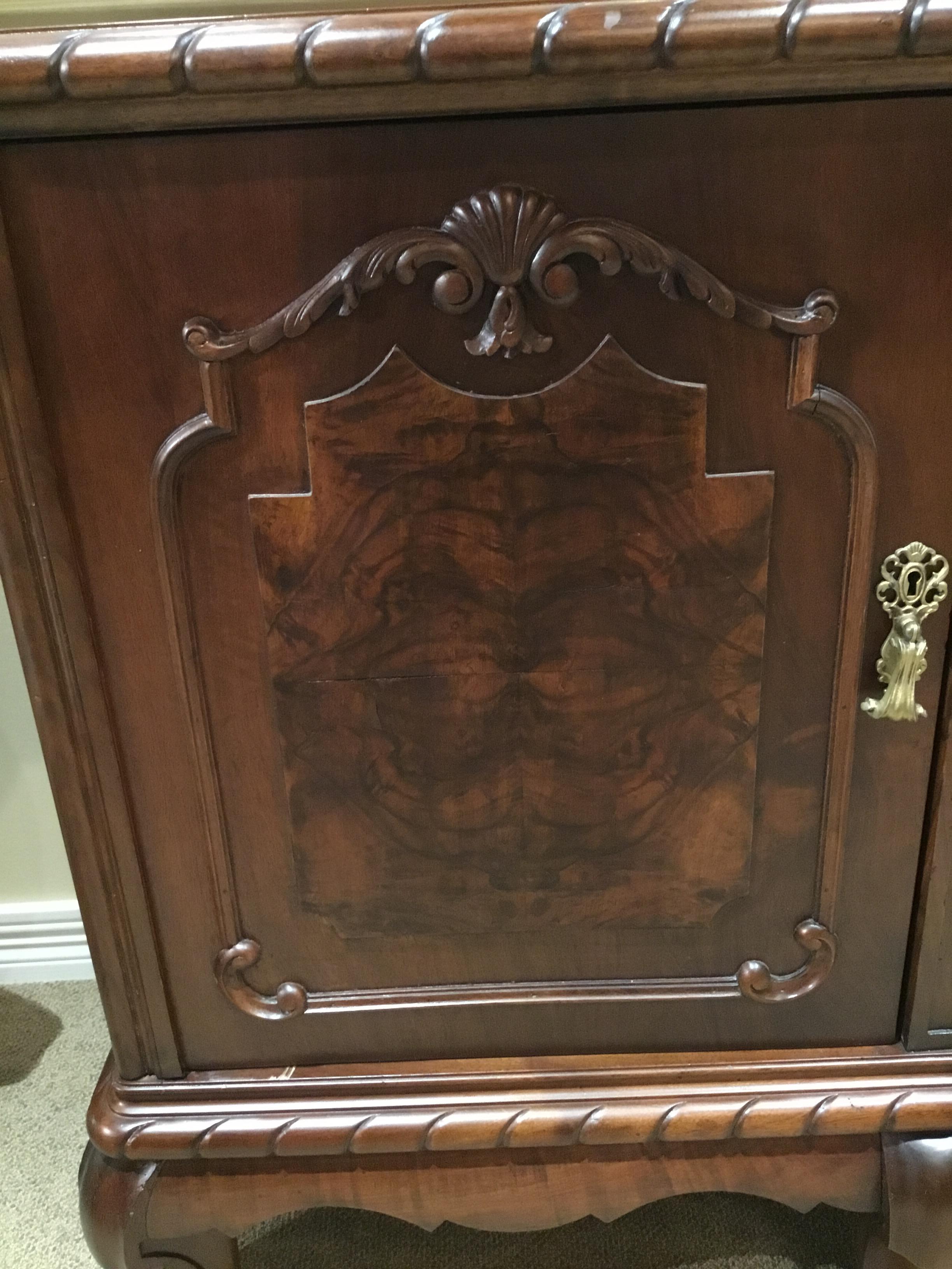 Spanish Buffet or Sideboard, Walnut, Louis XV-Style, 20th Century For ...