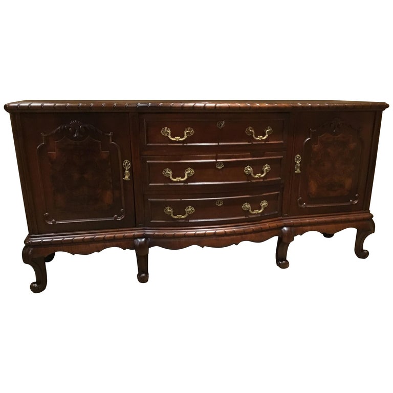 Spanish Buffet or Sideboard, Walnut, Louis XV-Style, 20th Century For ...