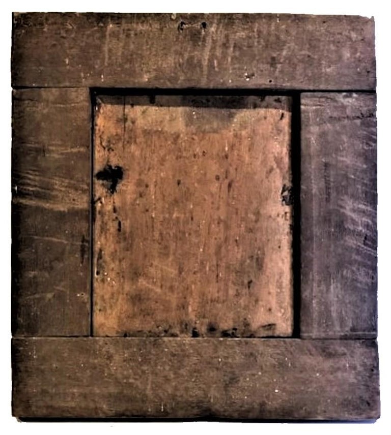 Spanish Colonial, Madonna and Child, Original Oil on Wood Painting ...