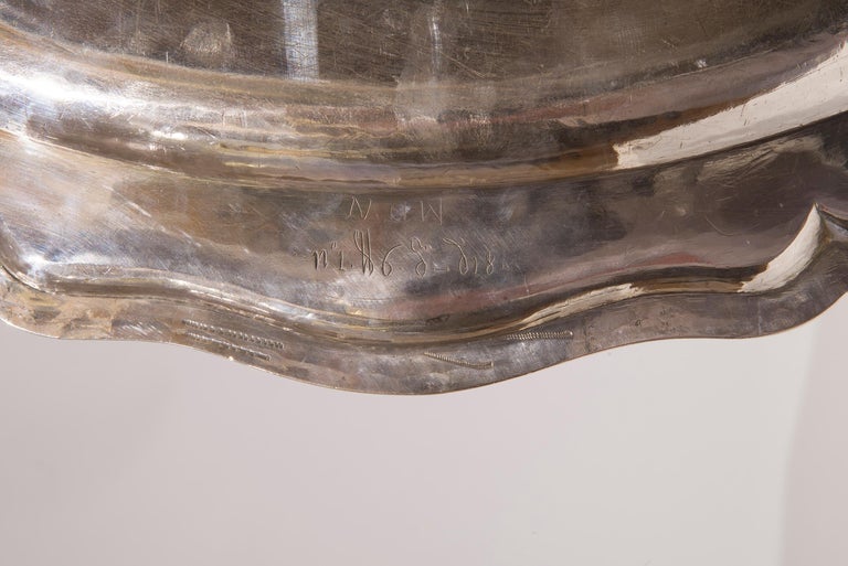 Spanish Colonial Silver Platter For Sale at 1stDibs