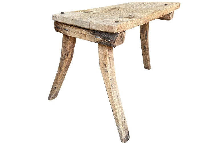 Spanish Early 19th Century Rustic Console, Work Table For Sale at 1stDibs