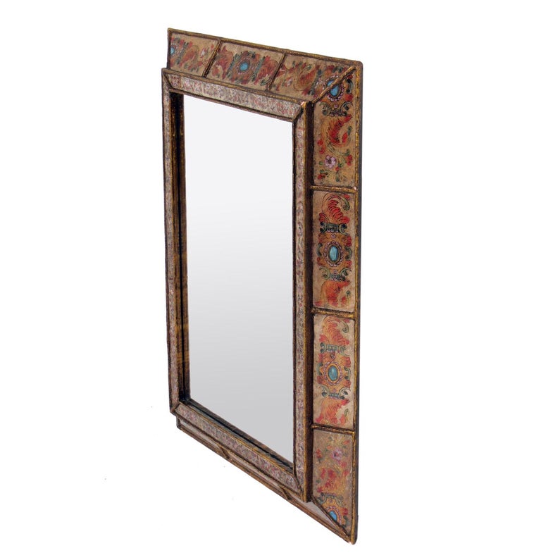 Spanish Eglomise Mirror at 1stDibs
