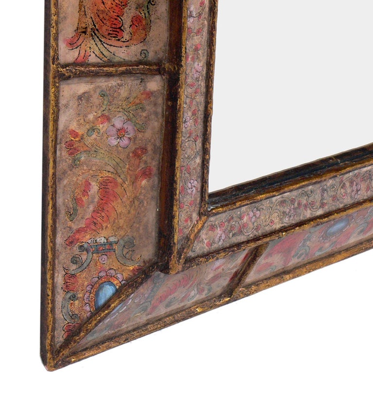 Spanish Eglomise Mirror at 1stDibs