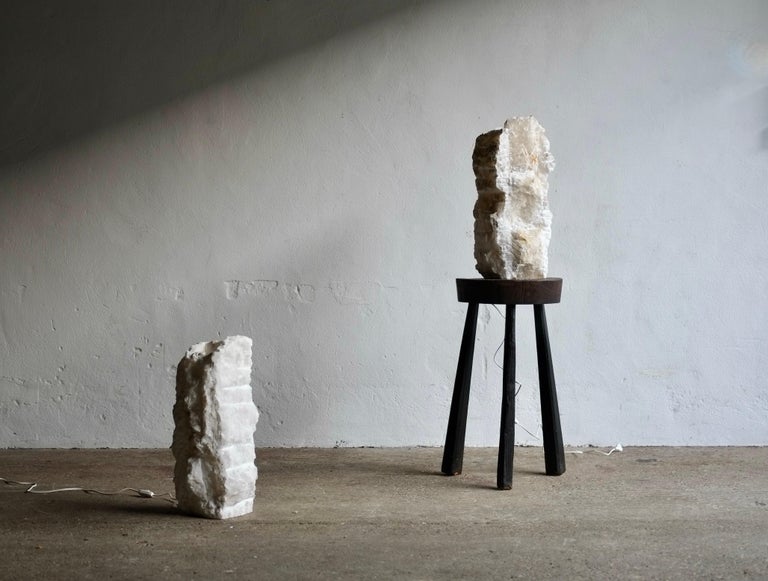 Spanish Freeform Alabaster Lamps For Sale at 1stDibs