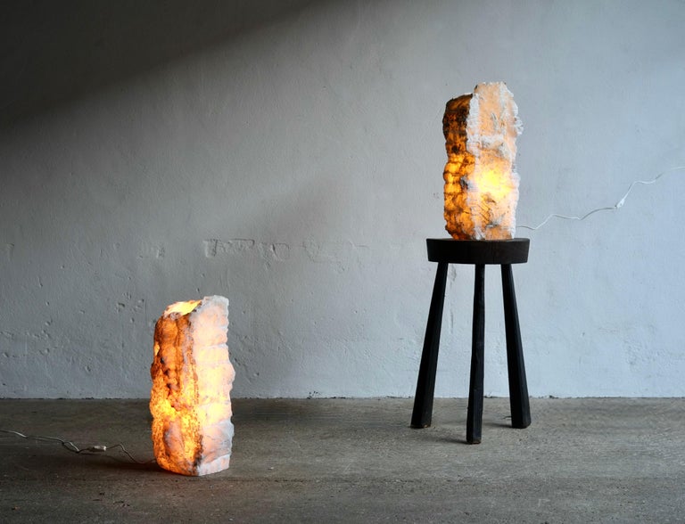Spanish Freeform Alabaster Lamps For Sale at 1stDibs