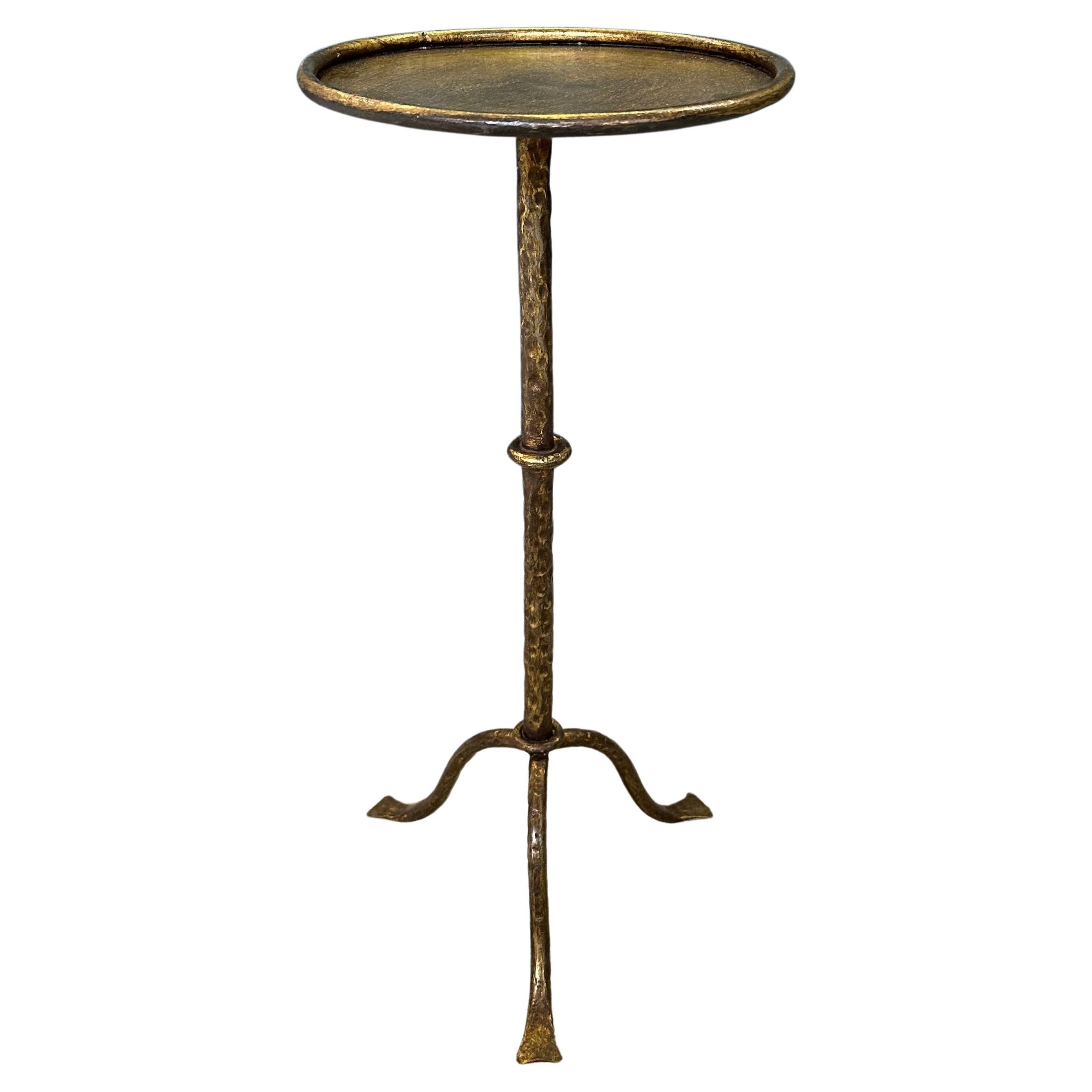 Spanish Gilt Iron Drinks Table For Sale at 1stDibs