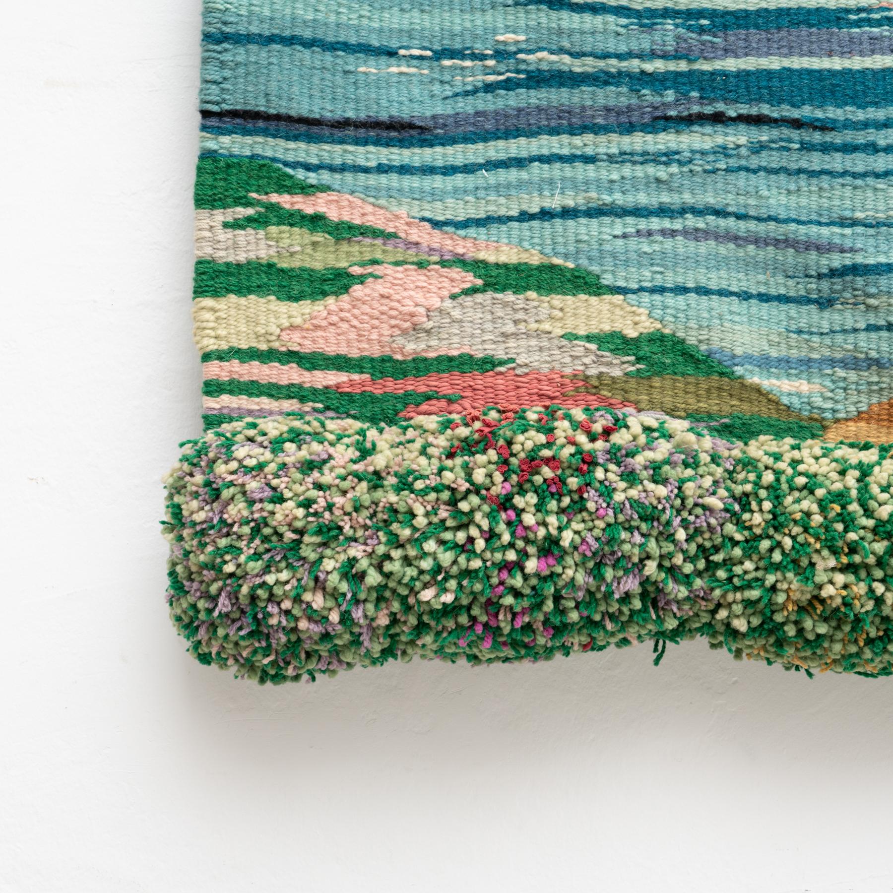Spanish Hand Knotted Wool Tapestry, circa 1960 at 1stDibs | spanish ...