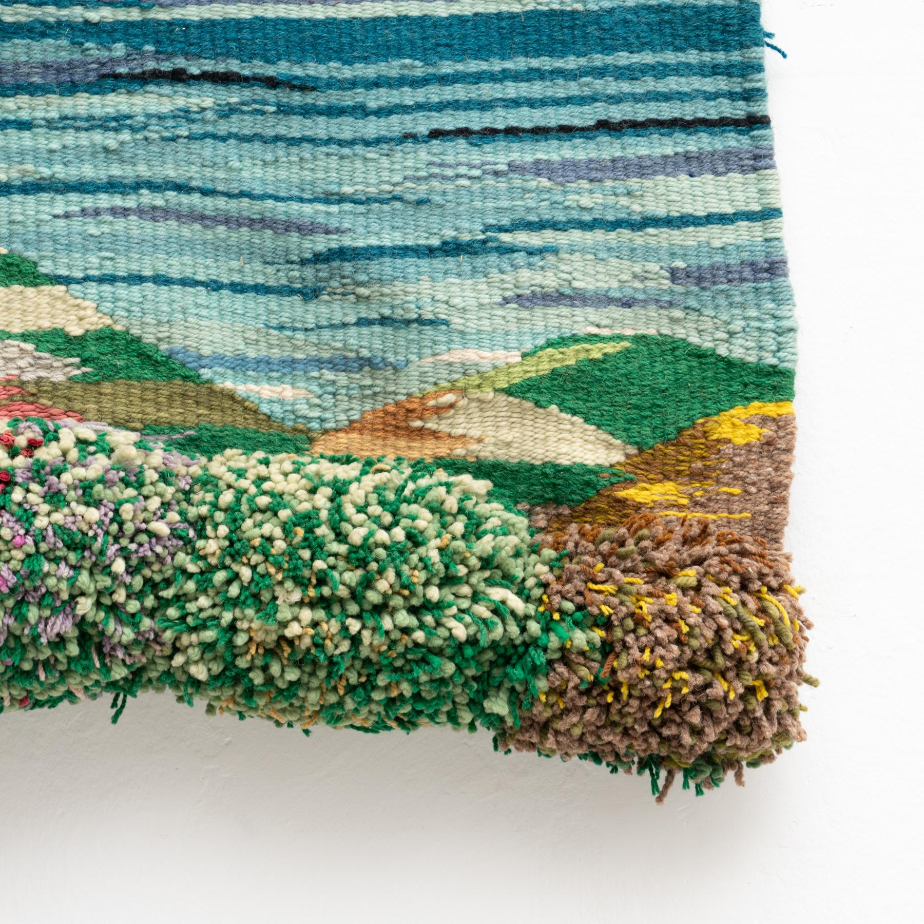 Spanish Hand Knotted Wool Tapestry, circa 1960 at 1stDibs | spanish ...