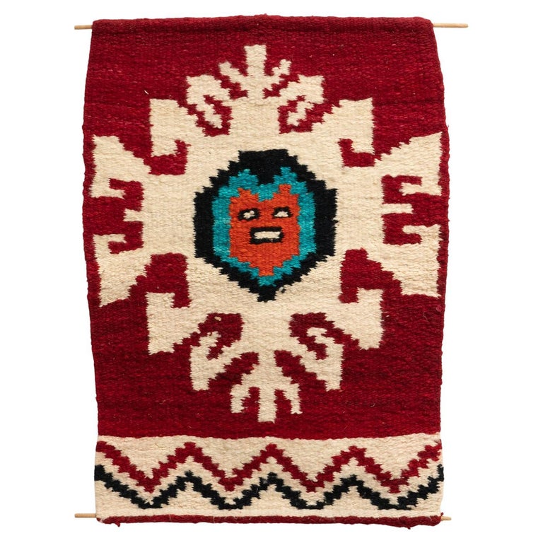 Spanish Hand Knotted Wool Tapestry, circa 1960 For Sale at 1stDibs