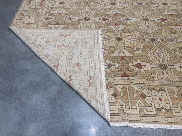 European Design Collection Tan Spanish Inspired Area Rug For Sale at ...