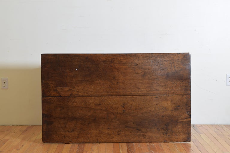 Spanish Late Baroque Walnut and Iron Mounted Guard Room Table at 1stDibs