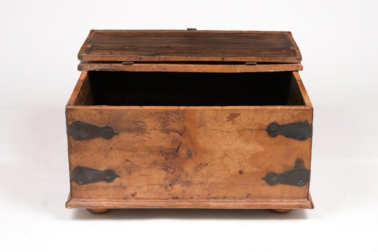 Spanish Leather Trunk at 1stDibs