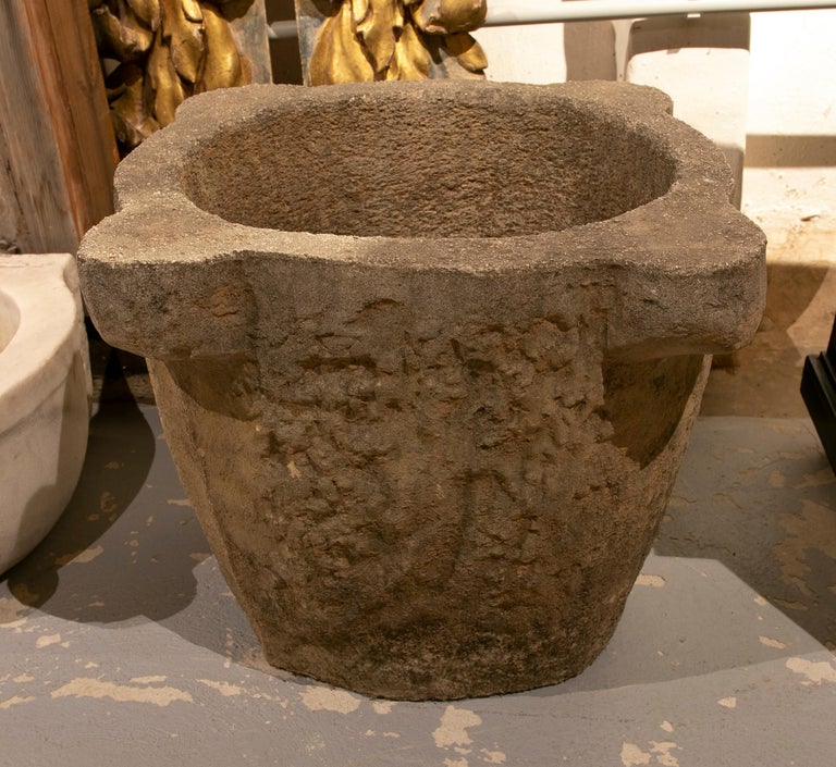Spanish mortar handcarved in stone used to mill ingredients like ...