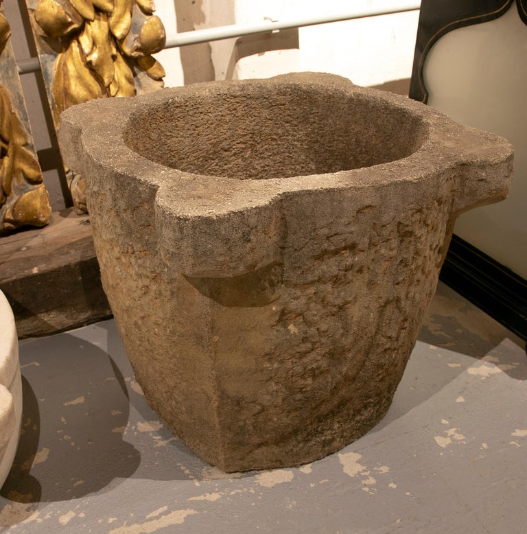 Spanish mortar handcarved in stone used to mill ingredients like ...