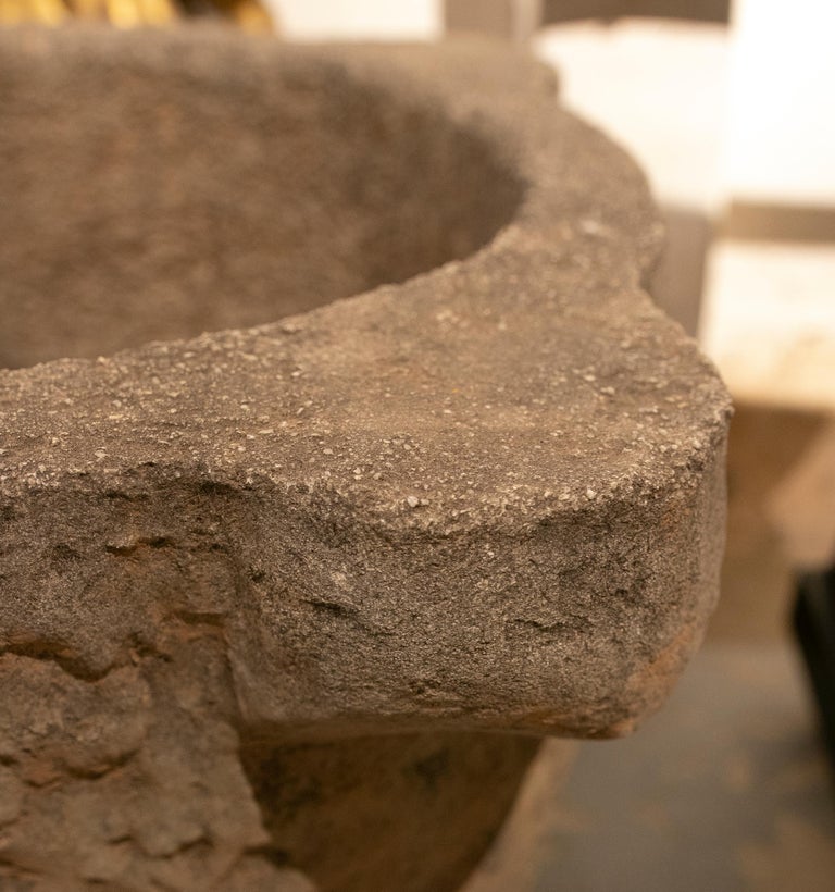 Spanish mortar handcarved in stone used to mill ingredients like ...