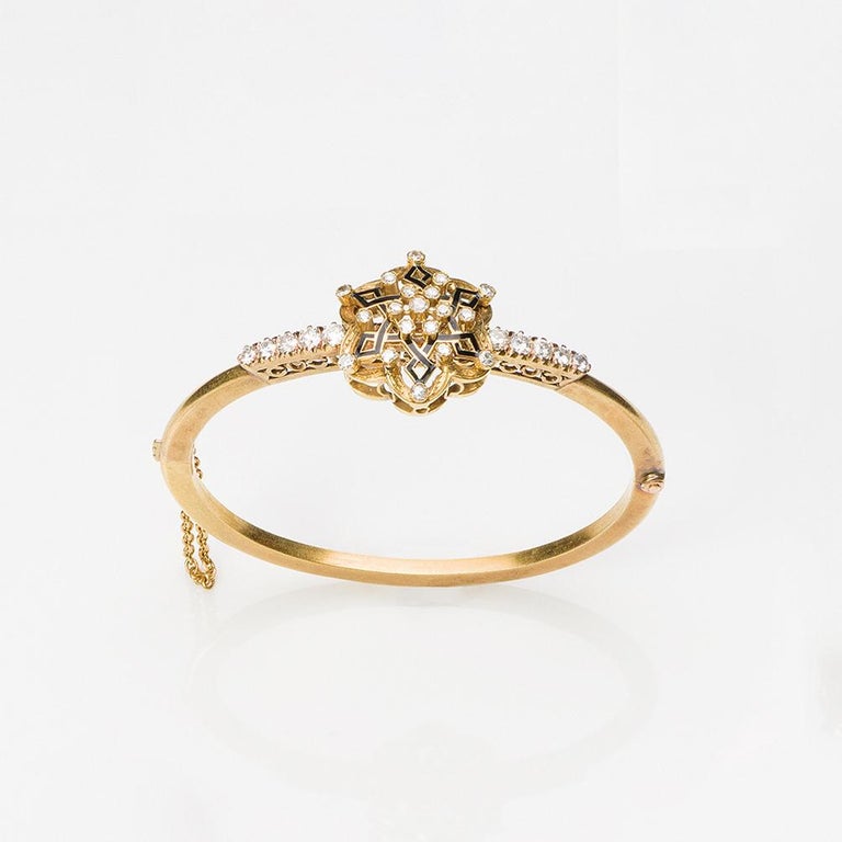 Spanish Neo-Renaissance Set Ring and Bracelet in 18 Karat Gold ...