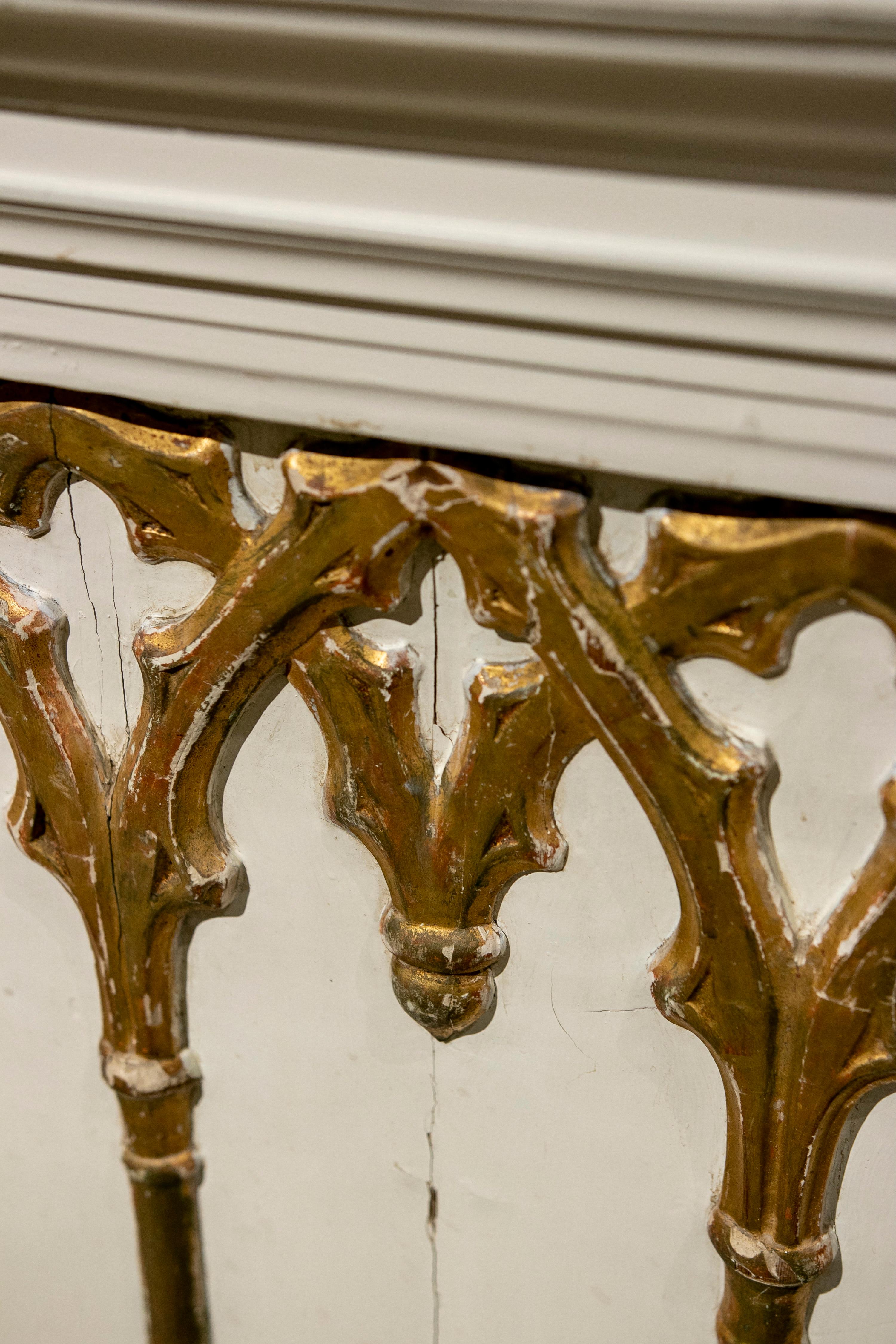 Spanish Neoclassical altar Front Carved in Wood For Sale at 1stDibs