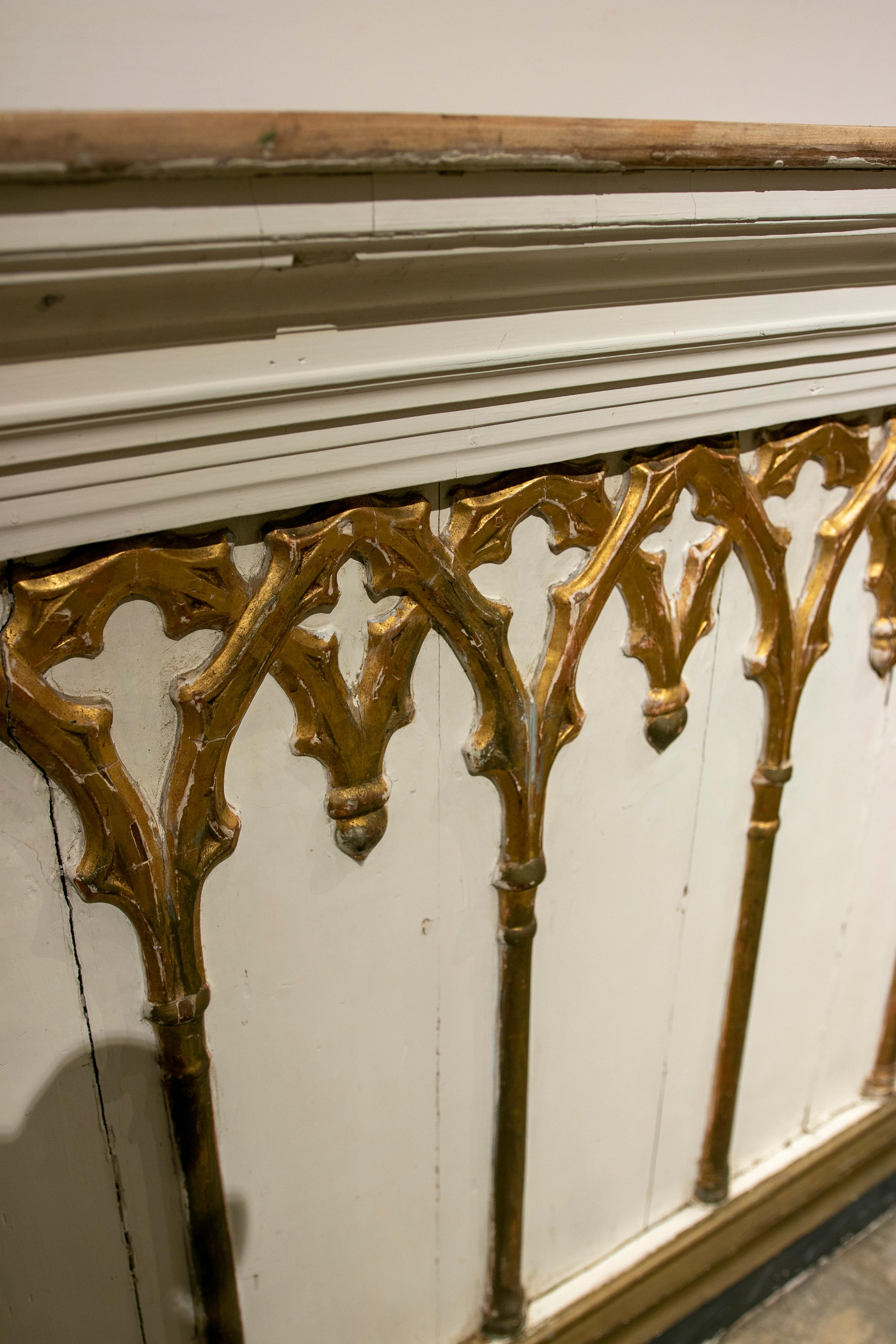 Spanish Neoclassical altar Front Carved in Wood For Sale at 1stDibs