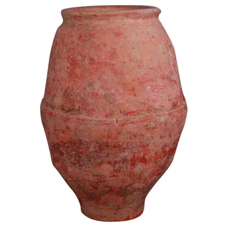 Large Mid-Century Modern Decorative Pot in Solid Wood in the Form of an ...