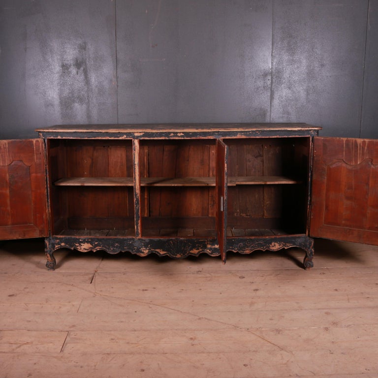 Spanish Original Painted Sideboard at 1stDibs