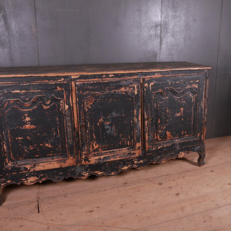 Spanish Original Painted Sideboard at 1stDibs