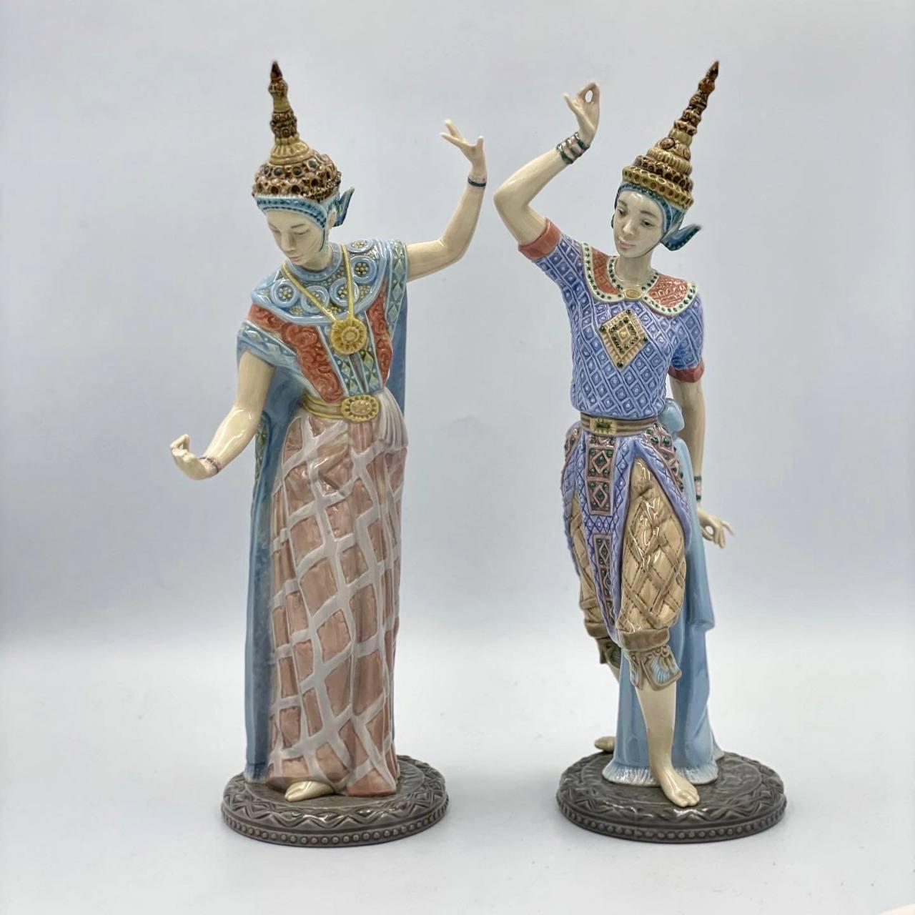 Spanish Paired Lladro Figurines Vintage Women Figurines Limited Edition ...