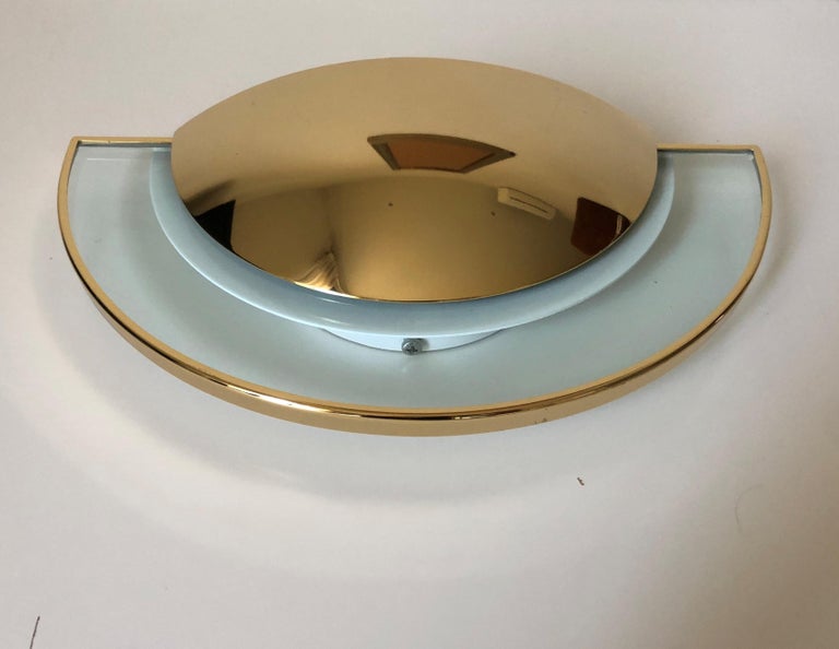 Spanish Postmodern Golden Wall Sconces by Leonardo Marelli for Estiluz ...