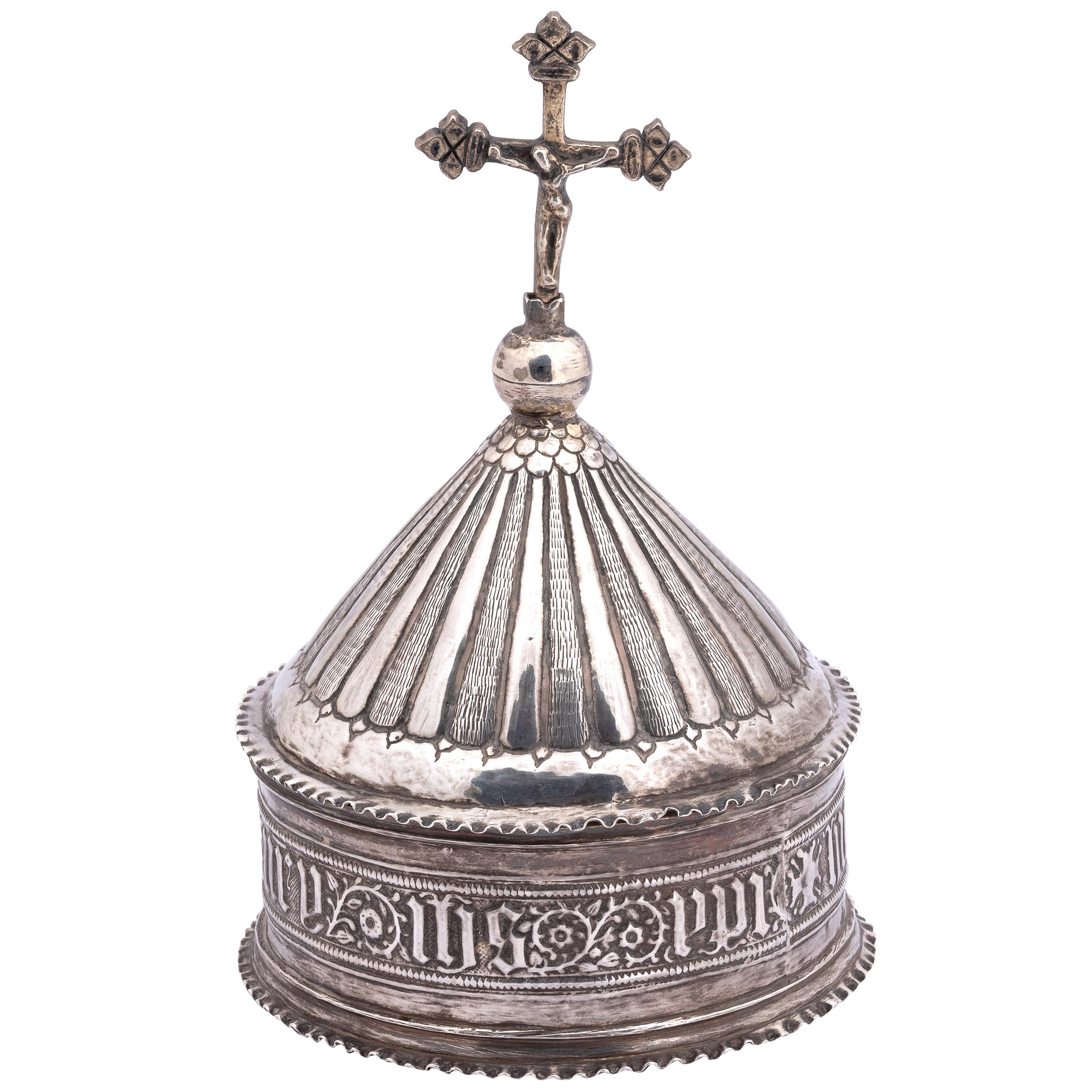 Silver Pyx, 16th Century For Sale at 1stDibs | 16th century silver