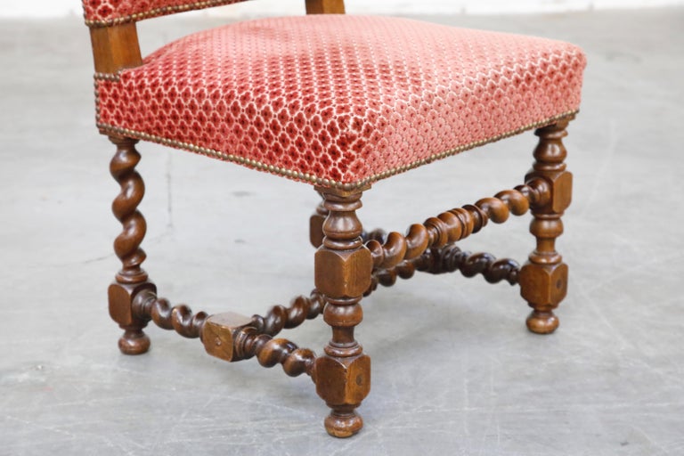 Spanish Renaissance Revival Hall Side Chair at 1stDibs