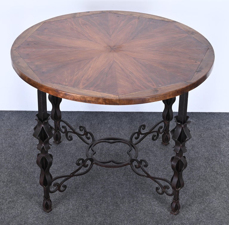 Spanish Revival Center Table, 1960s For Sale at 1stDibs