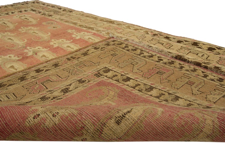 Spanish Revival Style Vintage Persian Shiraz Rug at 1stDibs