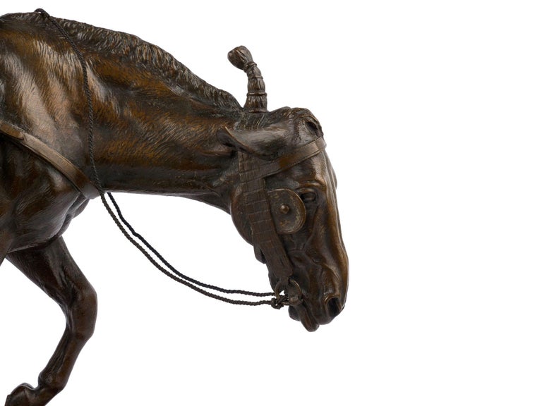 “Spanish Rider” Antique French Bronze Sculpture by Isidore Bonheur and ...